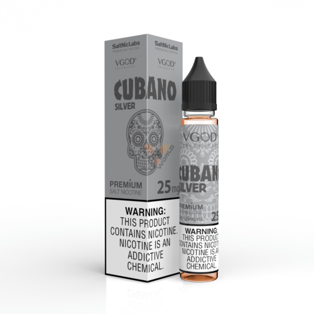Cubano Silver - VGOD Salt 30ml - Vapor World Cubano Silver - VGOD Salt 30ml - Vapor World