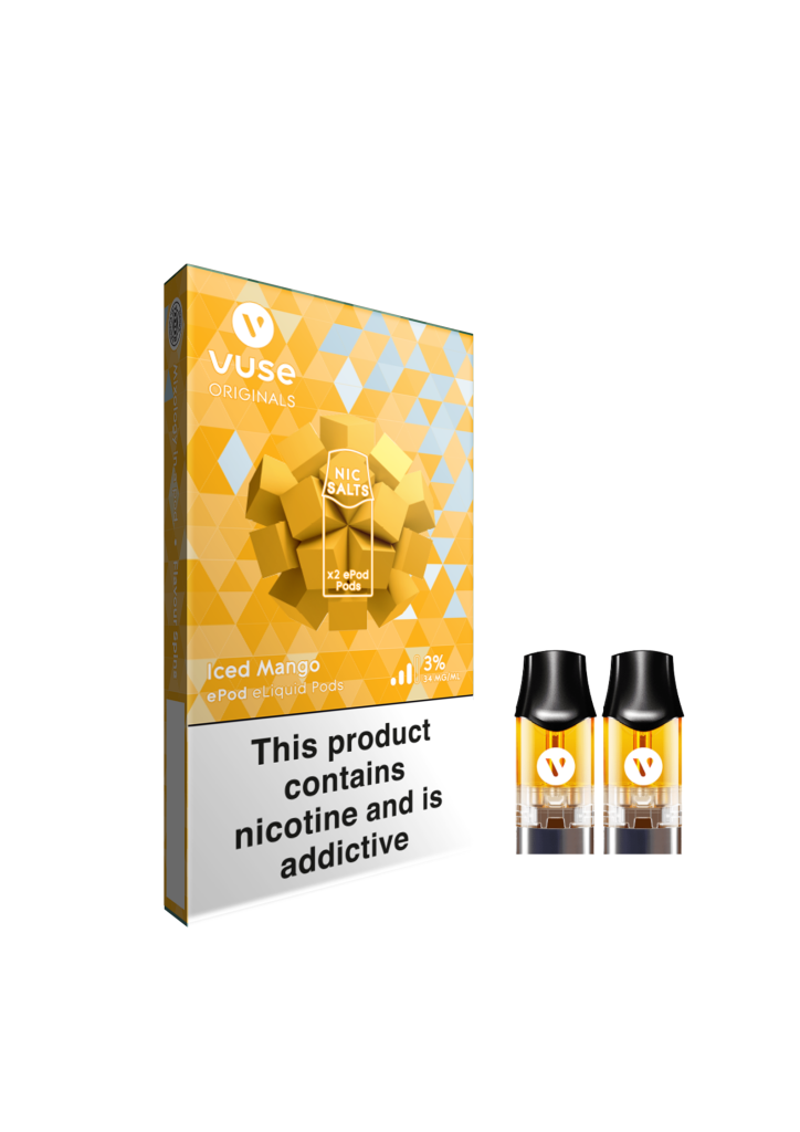 Vuse ePod Nic Salts e-Liquid Pods- ICED MANGO – Vapor World