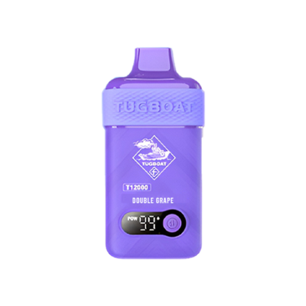 TUGBOAT T12000 Double Grape Disposable - Vapor World
